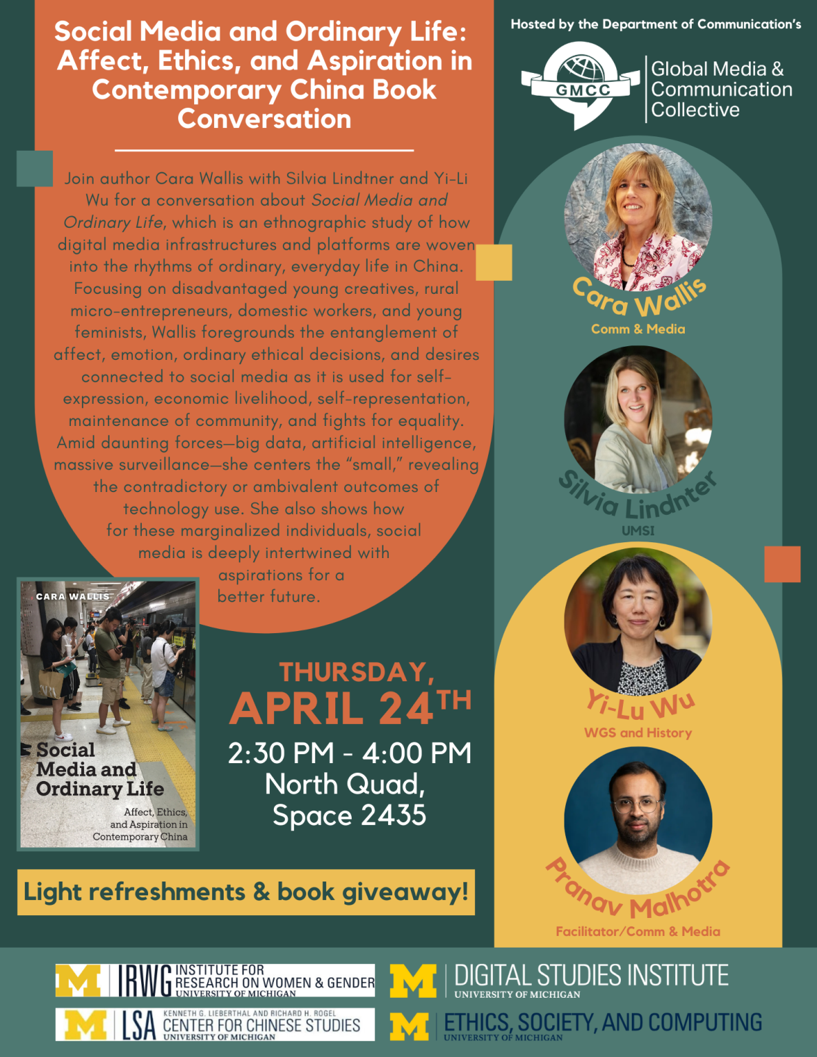 Cara Wallis Book Launch Social Media And Ordinary Life Affect